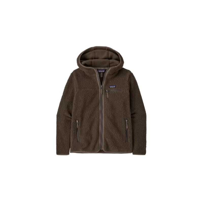 Patagonia W'S Retro Pile Hdy Brown Pile Riccio Zip Cap Mar Donna | Giuglar